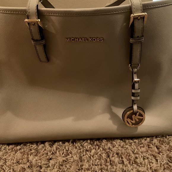 Michael Kors | Accessories | Michael Kors Beige Handbag | Poshmark
